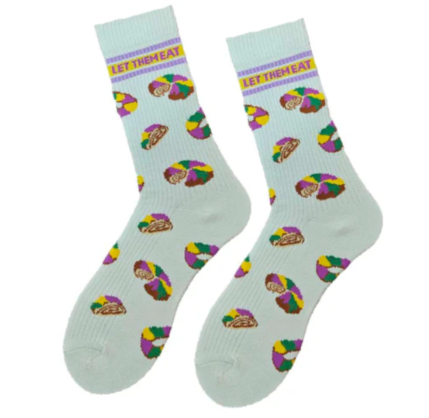 King Cake Socks – Luxe 83 LLC